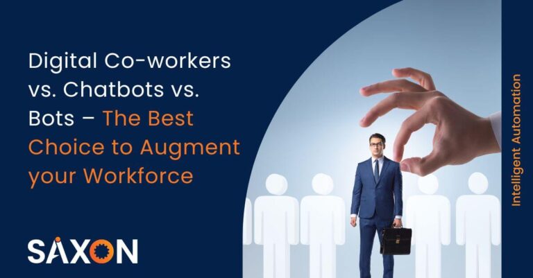 Digital co-workers vs. Chatbots vs. Bots – Augment your workforce